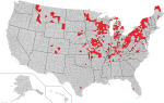 Map of Amish Counties 2020 | Braman's Wanderings